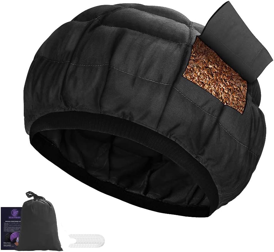 Amazon.com : Cordless Deep Conditioning Heat Cap - Safe, Microwavable ...