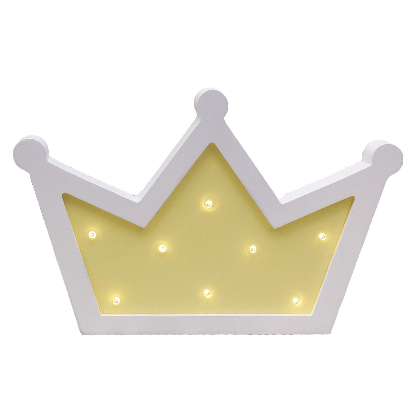 Amazon.com: Sweet FanMuLin Crown LED Light Wall Decor, Queen Princess ...