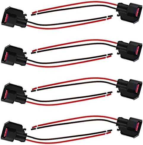 Amazon.com: UOIENRT 8 Pack Fuel Injector Kits Pigtail Connector ...