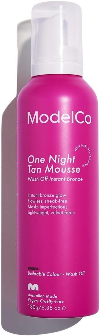 Amazon.com: ModelCo One Night Tan Mousse - Wash-Off Instant Bronzer ...