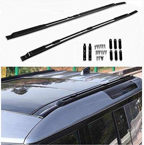 Buy SAREMAS Black Side Rail for Land Rover Defender L663 2020 2021 roof ...
