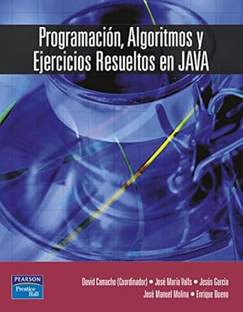 Algoritmos y ejercicios resueltos en Java : Amazon.com.mx: Libros