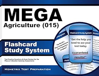 Mega Agriculture 015 Flashcard Study System: Mega Test Practice ...