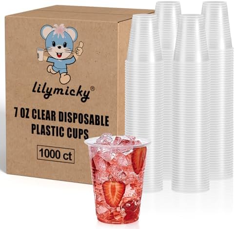 Amazon.com: 100 Pack Disco Party Plastic Cups Disco Ball Disposable ...