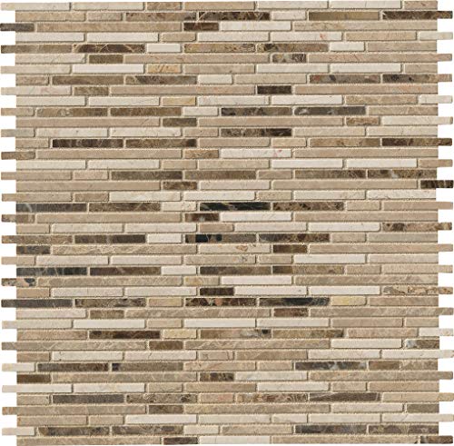 MSI Emperador Blend Bamboo Marble Tile for Kitchen Backsplash Wall Tile ...