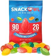 Amazon.com : Snack Owl Vegan Sour Gummy Candy – Gluten Free, Low ...