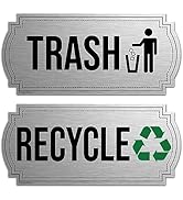 Amazon.com: Recycle and Trash Magnets for Kitchen Trash Cans and ...
