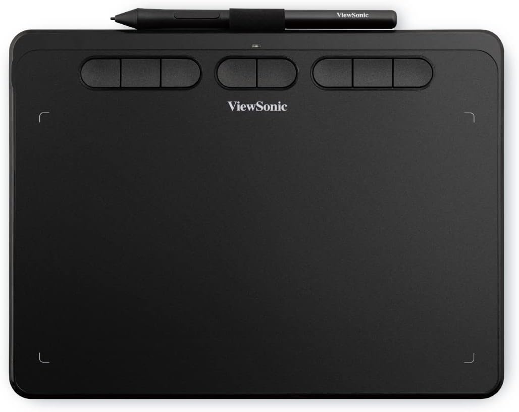 Amazon.com: ViewSonic PF1020 Graphics Drawing Tablet, 10 Inches ...