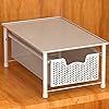 SimpleHouseware Stackable Pull Out Cabinet Basket Drawer Organizer ...