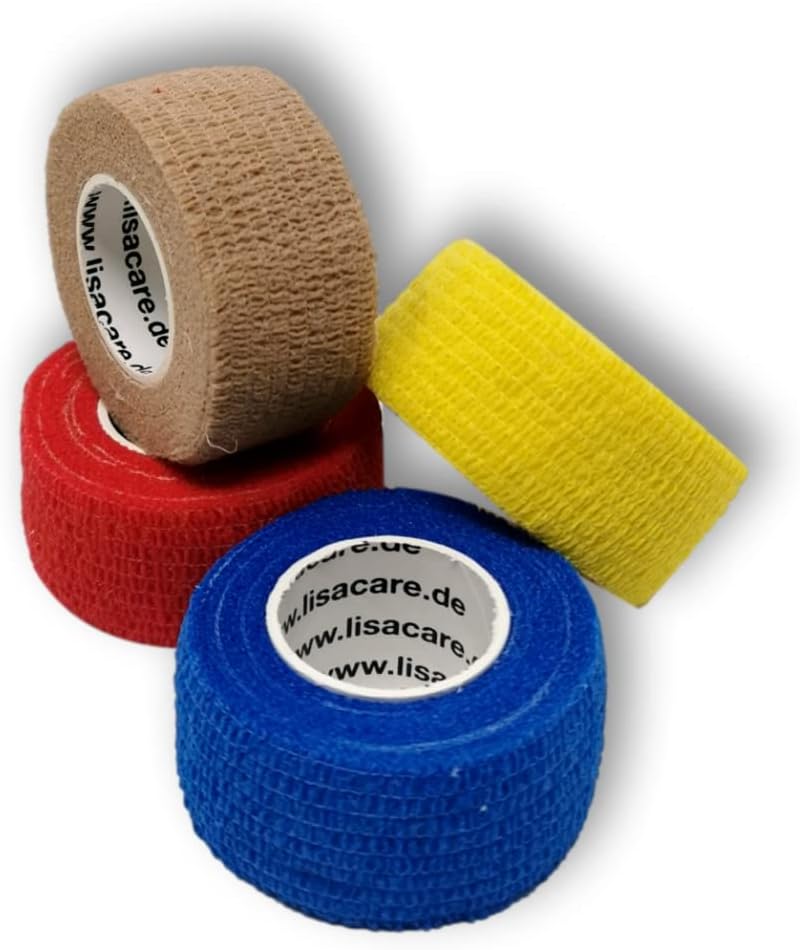 LisaCare Rotolo di cerotto adesivo colorato – cerotto elastico ...