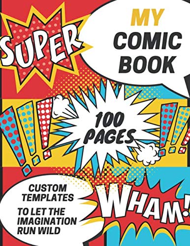 My Personal Comic Book: Draw and Design Your Own Comics | 100 A4 Pages ...