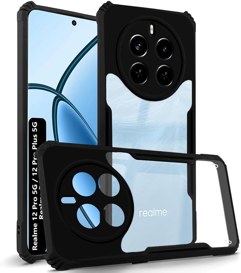 SPAZY CASE® Realme P1 Pro 5G / Realme 12 / Realme 12 Pro Plus Back ...
