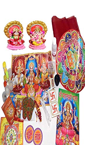 Buy AV Fashion India - Complete Diwali Puja Kit | Deepawali Pooja Kit ...