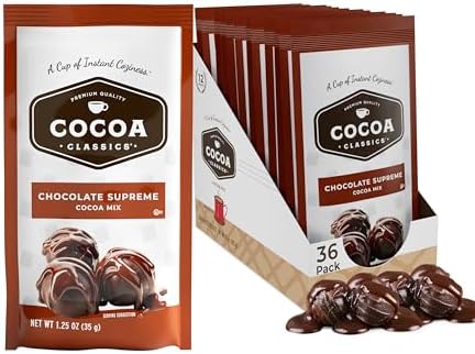 Amazon.com : Cocoa Classics Chocolate Supreme Cocoa Mix, Hot Chocolate ...