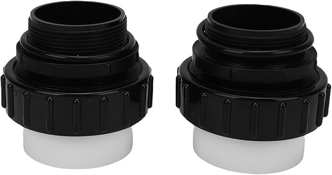 YWBL-WH 2 Pack Pool Pump Connector Union, Male Slip PVC Swimming Pump ...