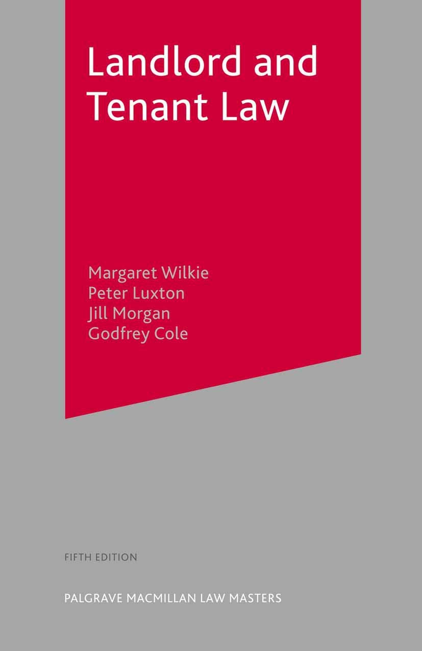 Landlord and Tenant Law: 16 (Macmillan Law Masters): Amazon.co.uk ...