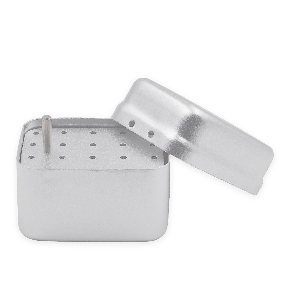 Buy 20-Hole Autoclavable Box - Bur Block Case Round Shape for High Low ...