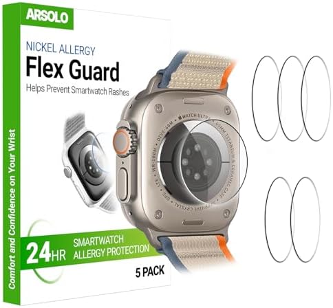 Amazon.com: Arsolo [5 Pack] Flex Guard Nickel Metal Allergy Back ...