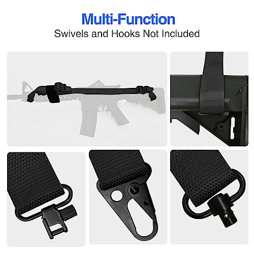 Snapklik.com : Darkfang Two Point Sling Soft Nylon Tube Webbing For ...