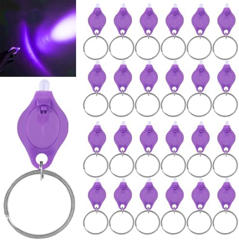 MODOAO Mini LED Keychain Flashlight, 24 Pack Portable Ultra Bright ...