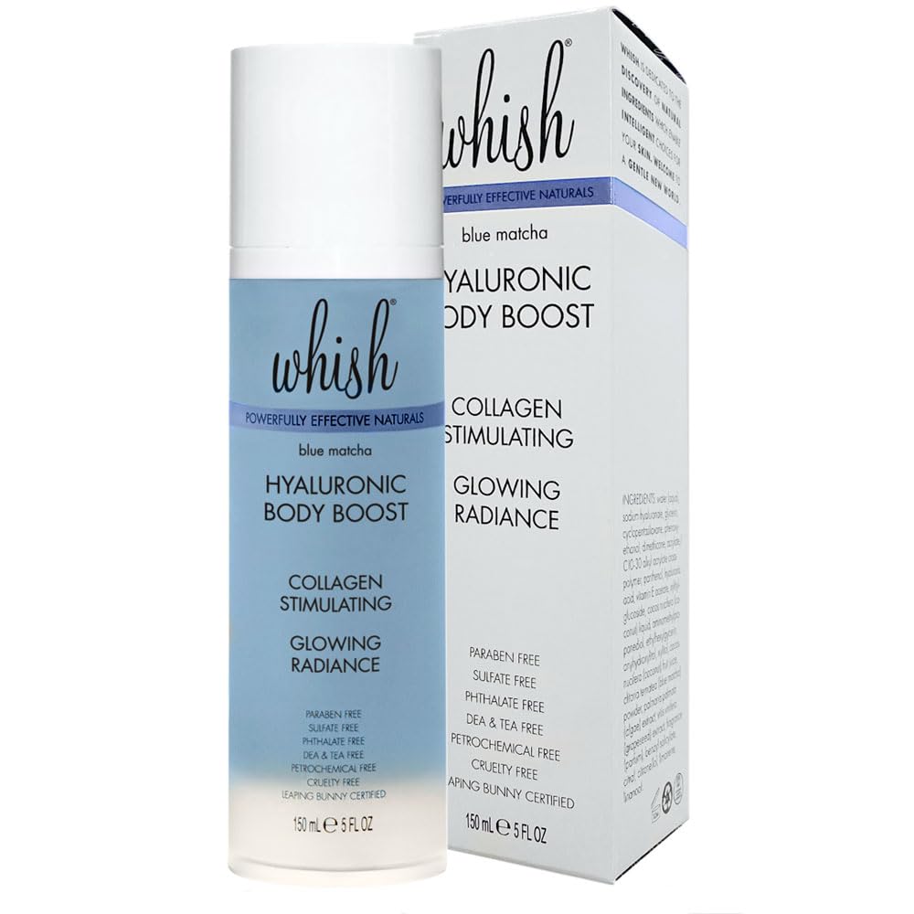Amazon.com: Whish Matcha Hyaluronic Body Boost - Hyaluronic Acid Serum ...