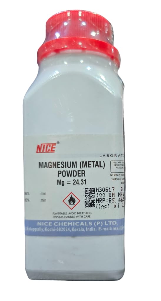 NICE Magnesium Metal Powder -98% 100gm : Amazon.in: Industrial & Scientific