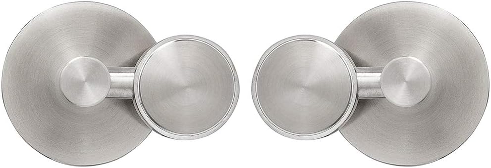 Amazon.com: Hamilton Hills Round Brushed Silver Pivot Mirror Hardware ...