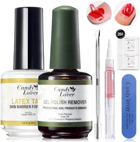 Amazon.com : Candy Lover Gel Nail Polish Remover Kit - Gel Polish ...