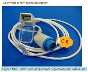 Amazon.com: HP Philips Compatible SpO2 Adapter Cable M1900B : Electronics