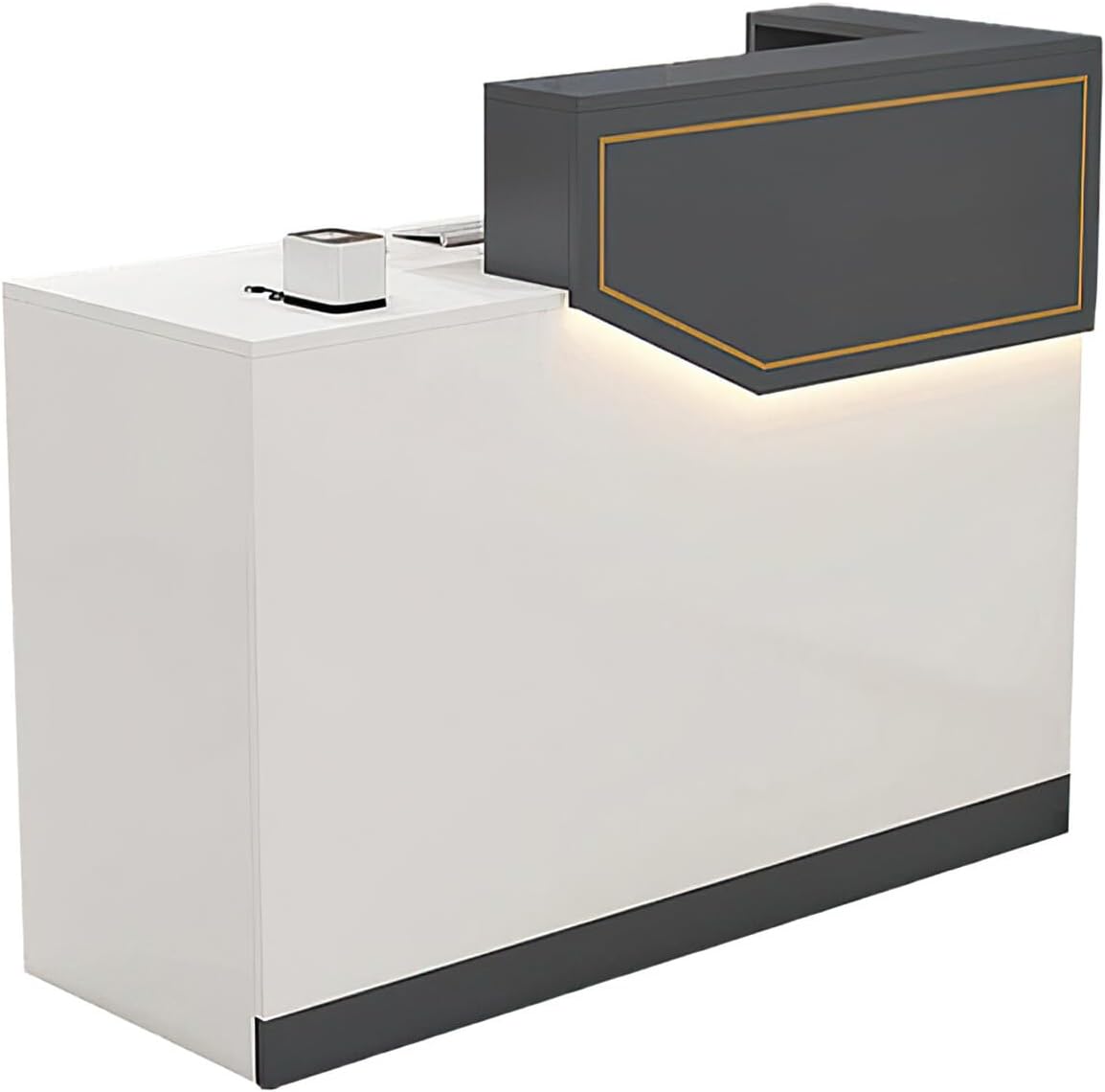 Amazon.com: Nuipesn Reception Desk Front Counter Desk with Lockable ...
