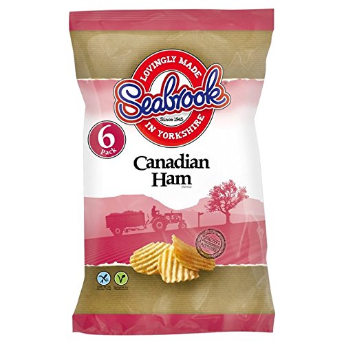 Amazon.com: Seabrook Canadian Ham Crisps 6 x 25g
