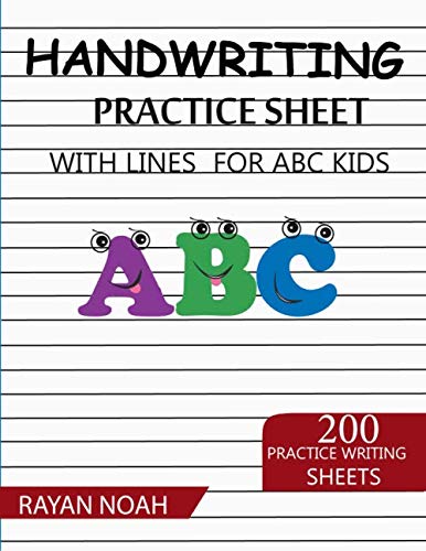 handwriting practice sheet with lines for ABC KIDS.pdf: 200 Blank ...