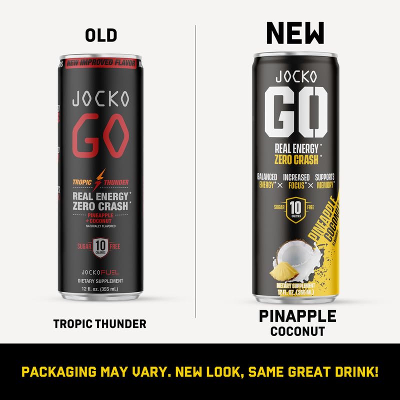Snapklik.com : Jocko GO Energy Drink - KETO, Vitamin B12, Vitamin B6 ...