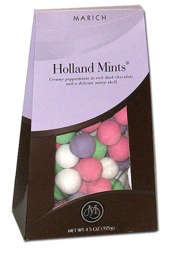 Amazon.com : Marich Holland Mints Chocolate, 4.5-Ounce (Pack of 12 ...
