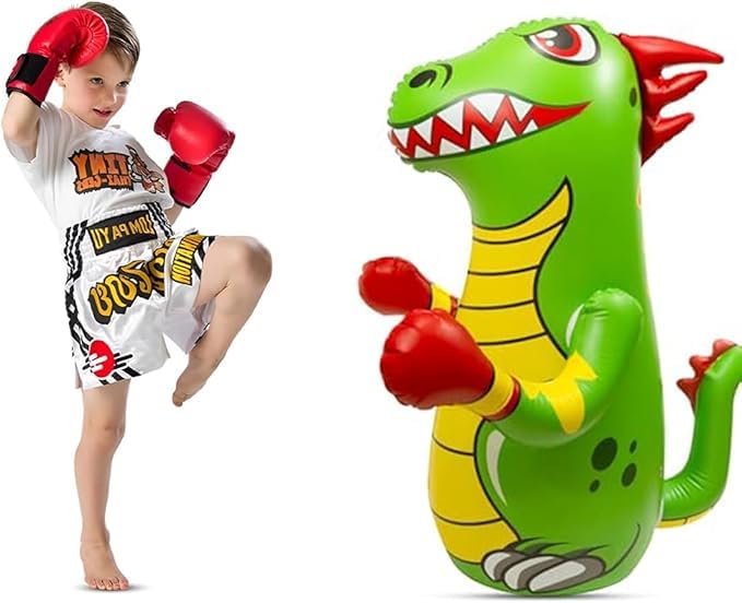 Amazon.com : Inflatable Punching Bag for Kids - Bop Bag Inflatable ...
