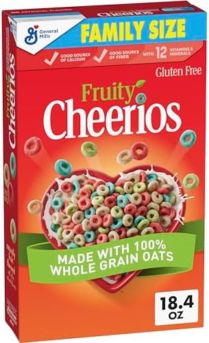 Amazon.com: Cheerios Very Berry Cheerios Heart Healthy Cereal, Gluten ...