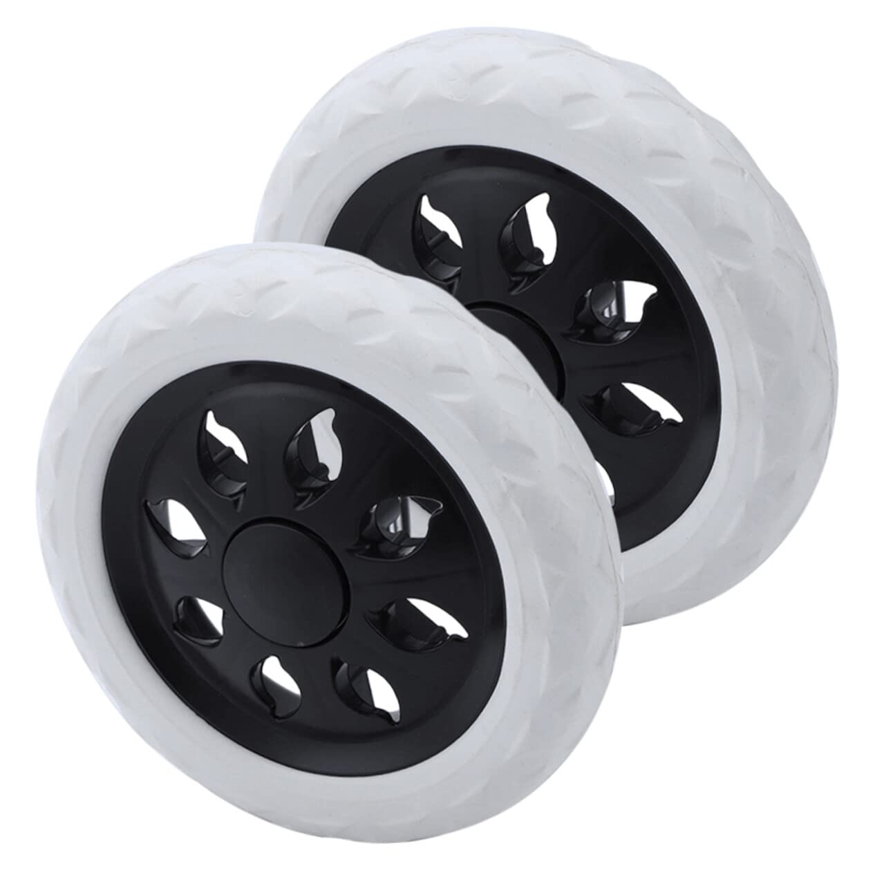 ULTECHNOVO 2pcs Heavy Duty Shopping Cart Wheels for Furniture Cart ...