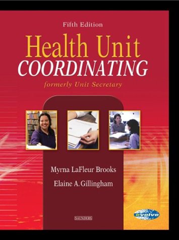 Health Unit Coordinating: 9780721600994: Medicine & Health Science ...