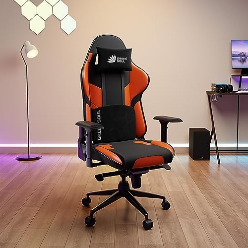 ZEBRONICS Faux Leather Zeb-Gc3000 Premium Gaming Chair with RGB Lights ...