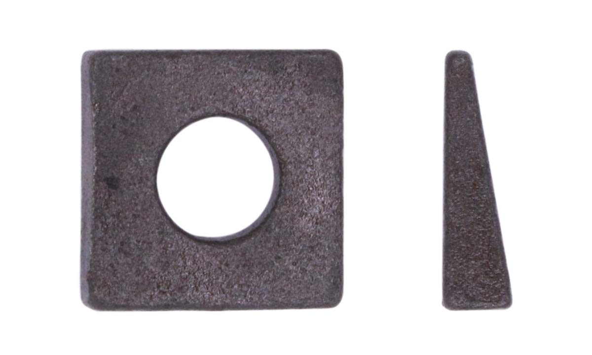 Snapklik.com : U-Turn - 1/2 Square Beveled Washer Malleable Plain