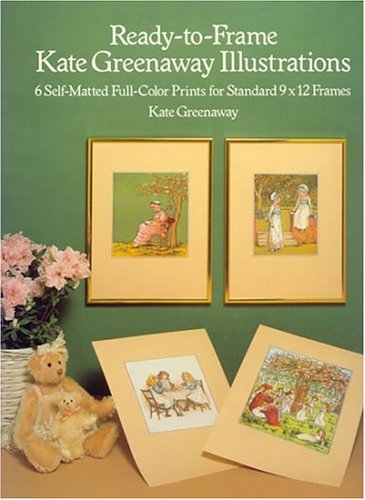 Amazon.com: Ready-to-Frame Kate Greenaway Illustrations: 6 Self-Matted ...