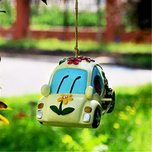 Candicely Birdhouse Creative Birdhouse Car Shape Outdoor Decoration ...