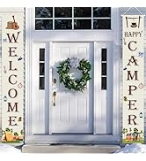 Amazon.com: LOONELO Happy Welcome Camper Porch Banner, 70.8"X11.8 ...