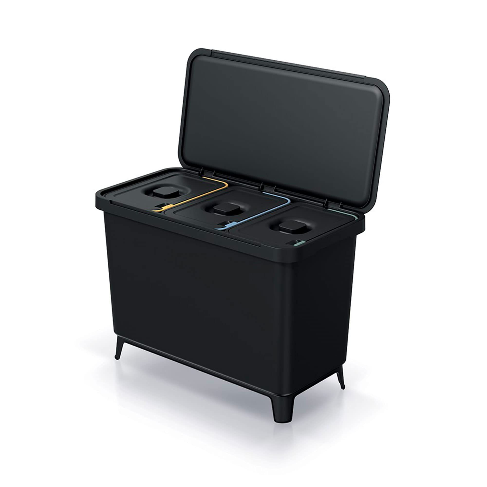 KEDEN 3 x 10 litre Recycling Sorting System : Amazon.co.uk: Home & Kitchen