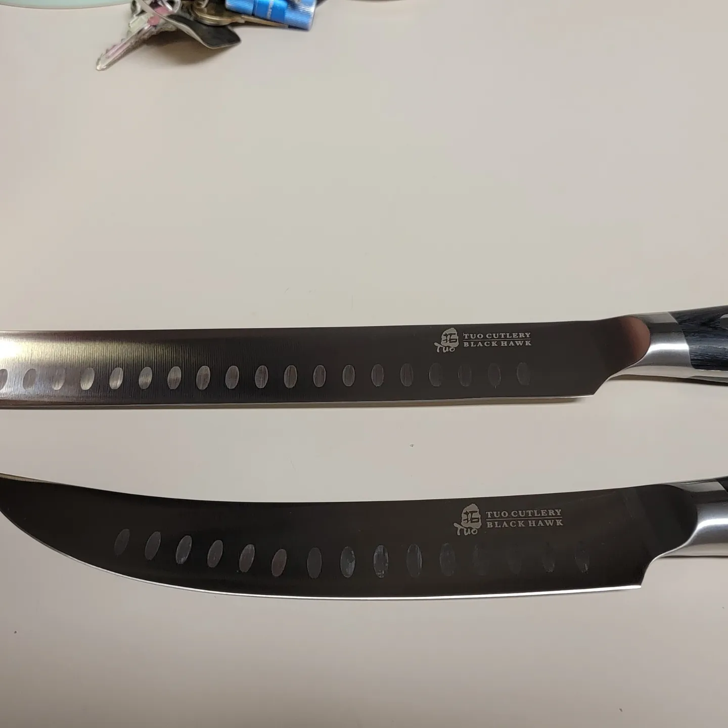 TUO Butcher Knife - 8 inch Scimitar Breaking Knife - Curved Slicing ...