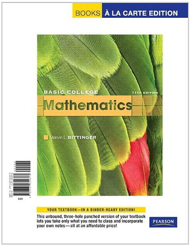 Basic College Mathematics, Books a la Carte Edition (11th Edition ...