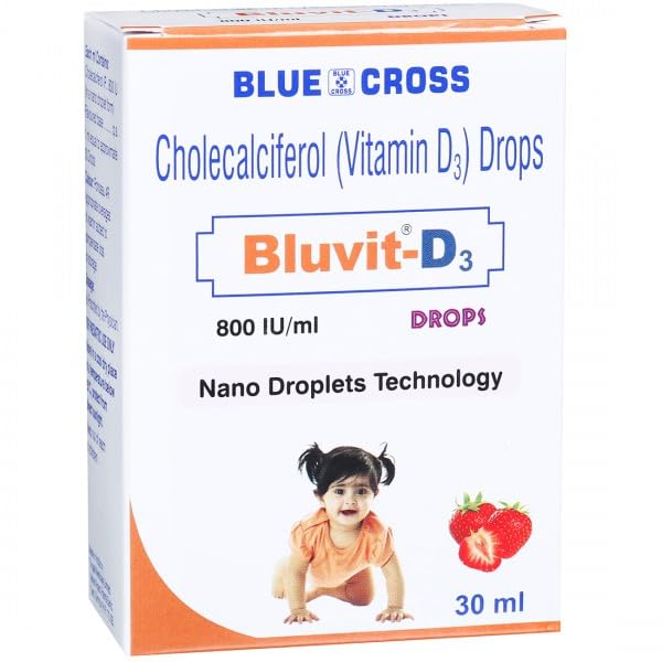 Bluvit D3 800IU Drop 30 ml : Amazon.in: Health & Personal Care