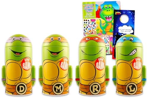 Amazon.com: Teenage Mutant Ninja Turtles Coin Bank Bundle for Kids ...