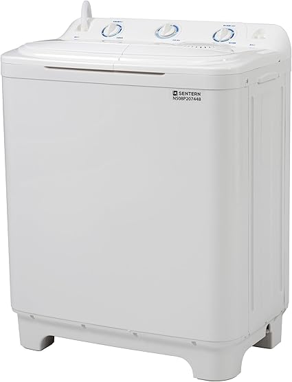 Amazon | OSJ 二槽式洗濯機 洗濯8kg/脱水槽5.5kg 大容量 タイマー機能付き コンパクトホワイト | OSJ | 洗濯機 通販