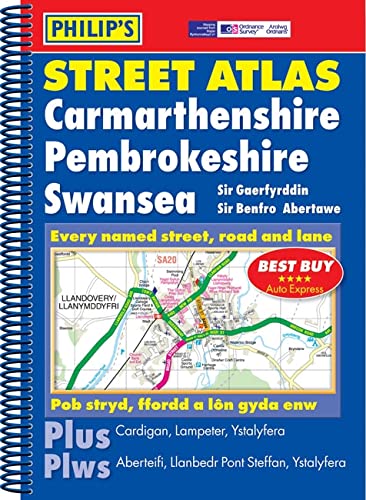 Philip's Street Atlas Carmarthenshire,... by Philip's Maps
